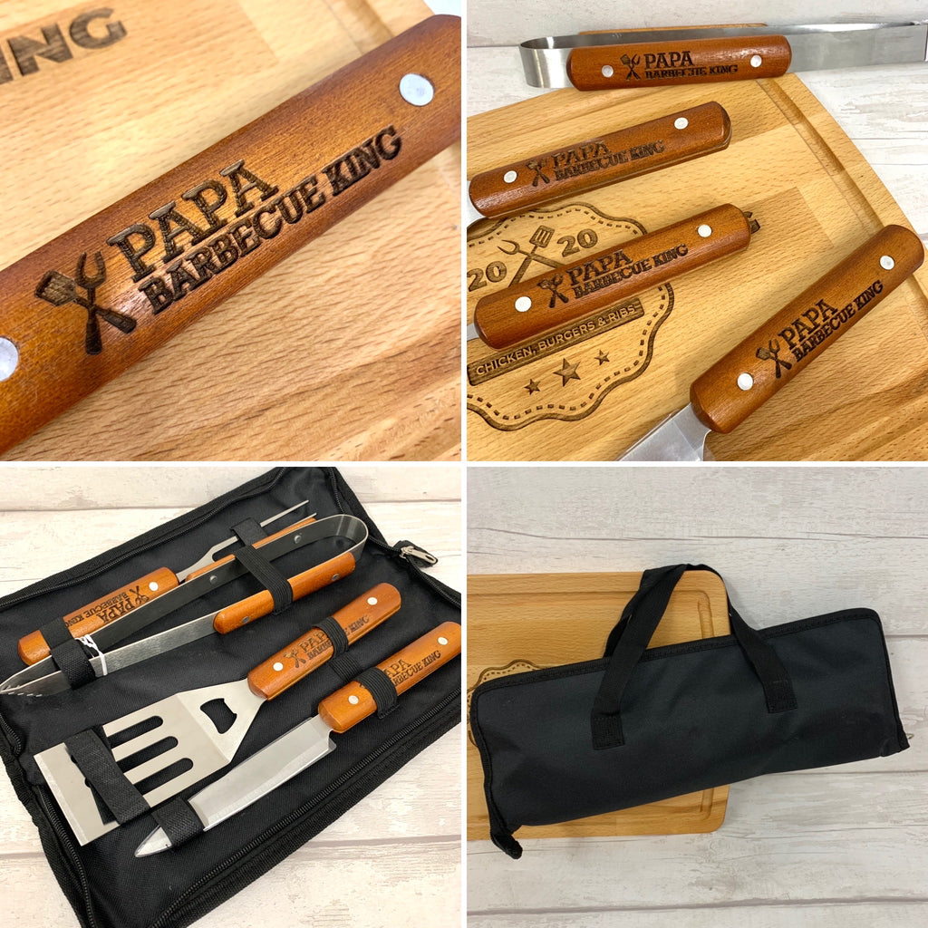 Barbecue 4 Piece Set in Zip up Case – Love Emma